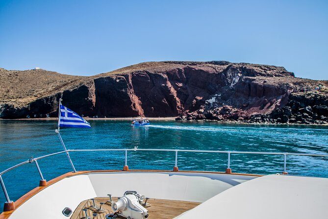 Santorini: Motor Yacht Private Cruise with 5-Course Meal - FAQs