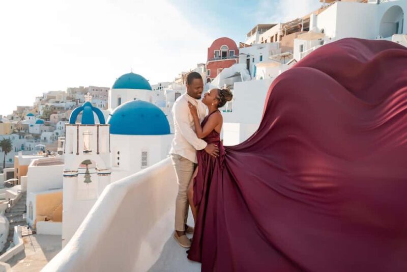 Santorini: Oia Flying Dress Photoshoot by SokoLOVE - Is It Worth It? Our Take on Value
