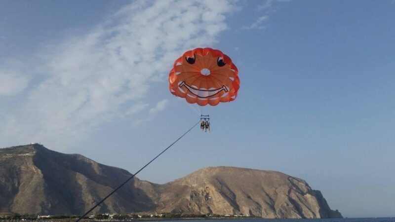 Santorini: Parasailing Flight Experience at Black Beach - An Impressive Introduction to Santorini’s Waters