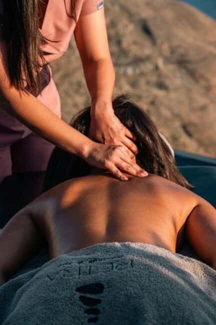 Santorini : Petra Spa Therapy at Kamari's Black Beach - The Practical Details