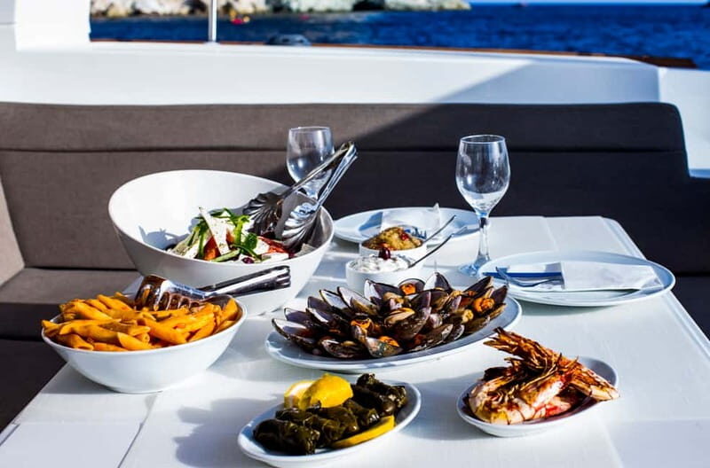 Santorini: Private Catamaran Cruise with BBQ Meal and Drinks - Price and Value