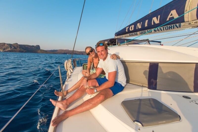 Santorini: Private Catamaran Cruise with Food & Drinks - The Food and Drink: A Greek Feast at Sea
