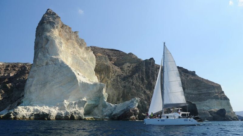 Santorini: Private Catamaran Tour with BBQ Meal and Drinks - Value for Money