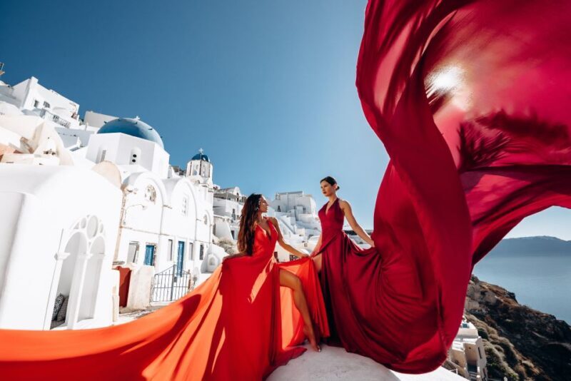 Santorini: Private Flying Dress Photoshoot Experience - What is Included and What to Expect