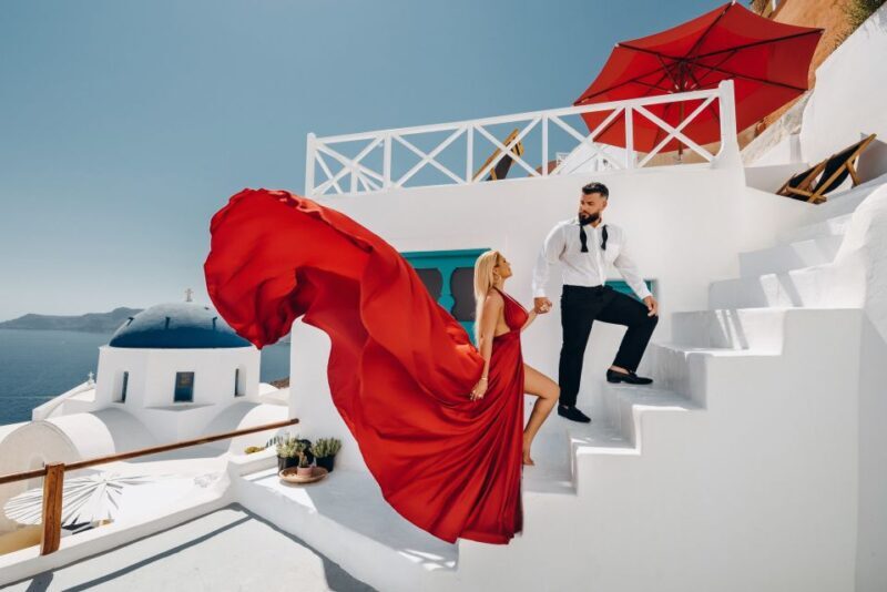 Santorini: Private Flying Dress Photoshoot Experience - The Dress and Styling