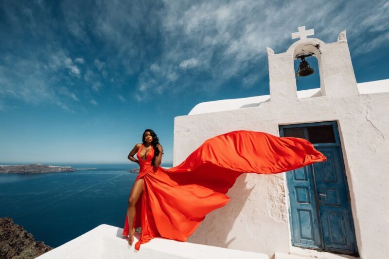 Santorini: Private Flying Dress Photoshoot Experience - Authentic Feedback and Experiences