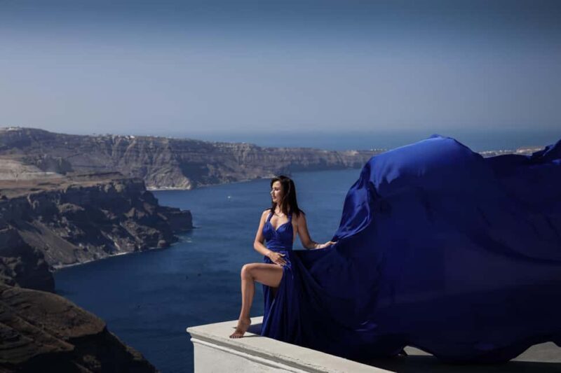 Santorini: Private Flying Dress Photoshoot Iconic Locations - The Value in Context