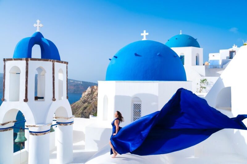 Santorini: Private Flying Dress Photoshoot with Pickup - Authentic Experiences That Enhance the Photoshoot