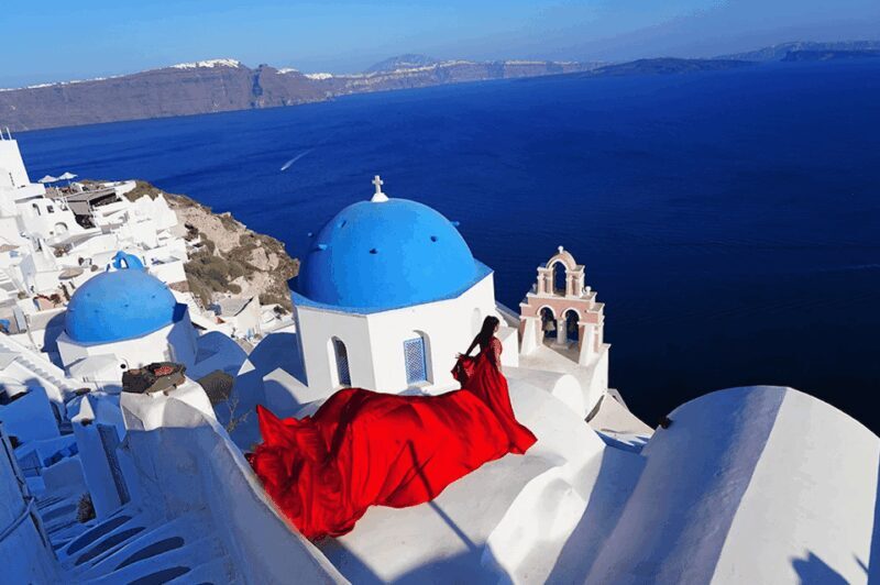 Santorini: Private Flying Dress Photoshoot with Pickup - Practical Tips for a Smooth Experience