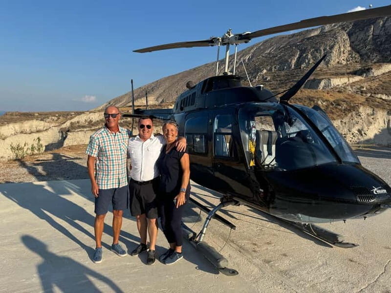 Santorini: Private Helicopter Flight with Sunset Option - The Itinerary: What You Can Expect