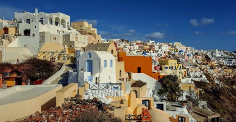 Santorini: Private Sunset Tour with Wine Tasting and Dinner - An Authentic Greek Dinner by the Sea