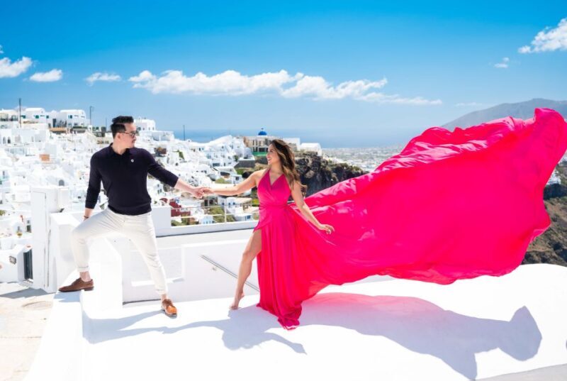 Santorini: Proffessional Flying Dress Photoshoot - Additional Services and Considerations