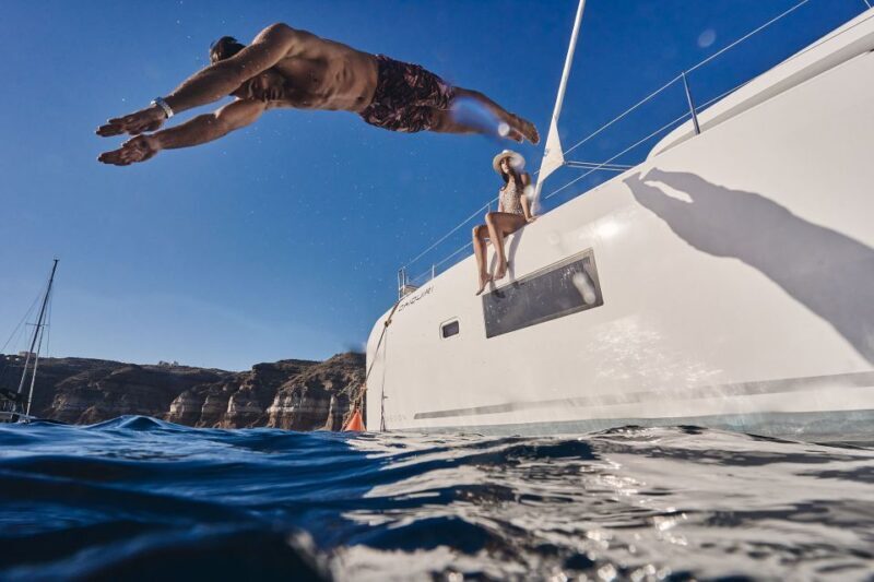 Santorini: Southern Island Luxury Catamaran Cruise with Meal - Who Should Book This Tour?