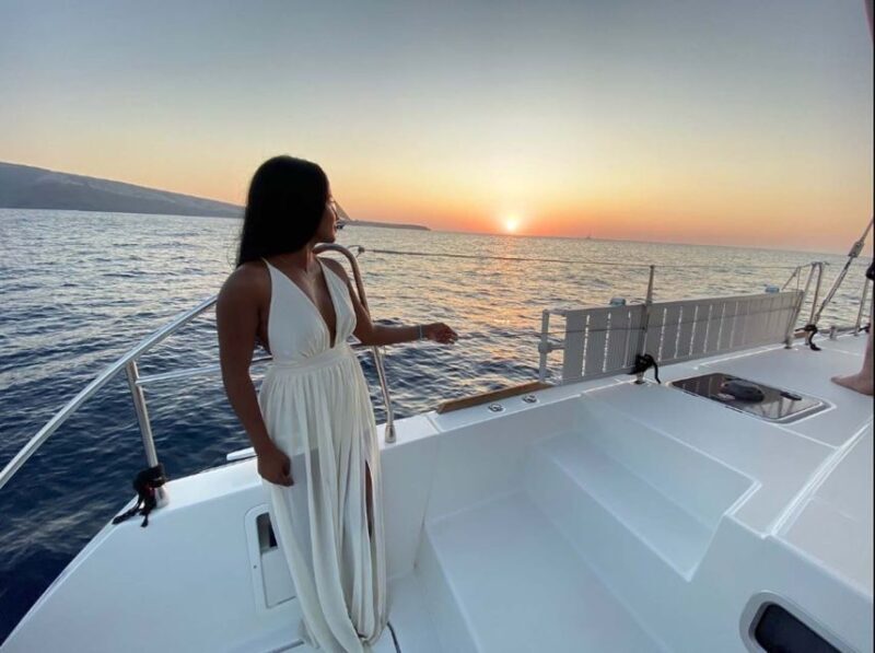 Santorini: Sunset Cruise with Greek Dinner and Transfer - A Detailed Look at the Experience