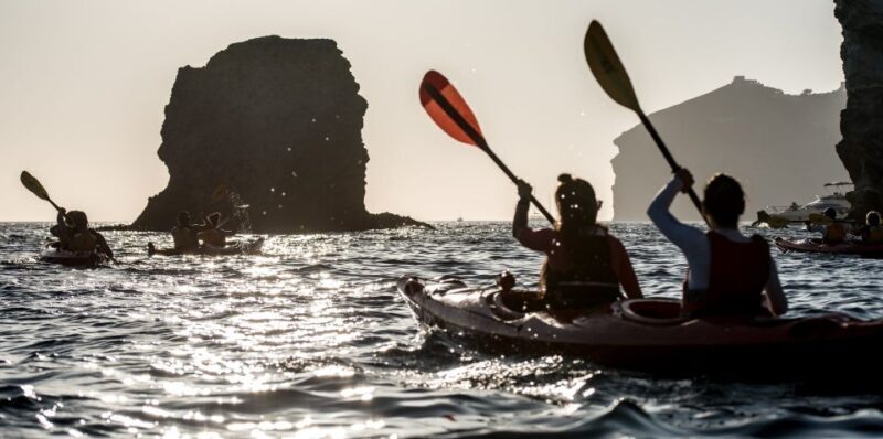 Santorini: Sunset Sea Kayak with Light Dinner - What’s Included and Why It Matters