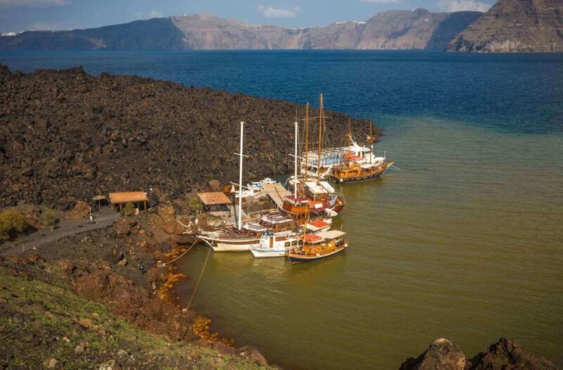 Santorini: Thirassia Islands and Volcano Guided Cruise - Key Points