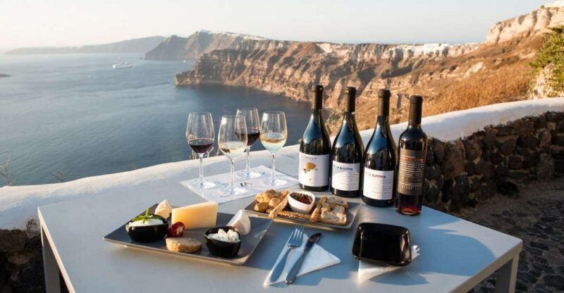 Santorini: Three Wineries and One Brewery Tour with Tastings - Detailed Breakdown of the Itinerary