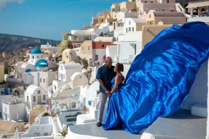 Santorini: Unique Flying Dress Photoshoot Experience - The Experience’s Benefits for You