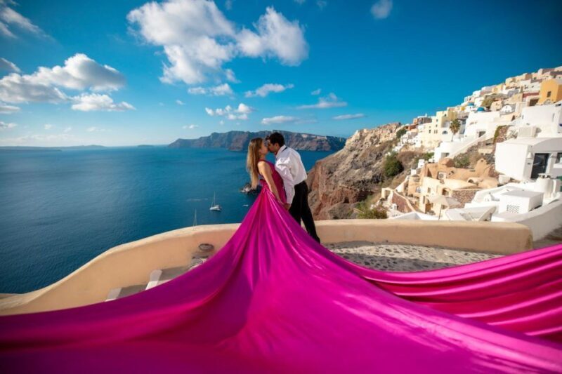 Santorini: Unique Flying Dress Photoshoot Experience - Final Summary
