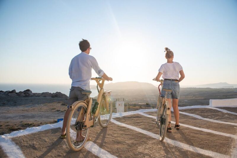 Santorini's Private 2-hour Wooden E-bike Tour - Key Points