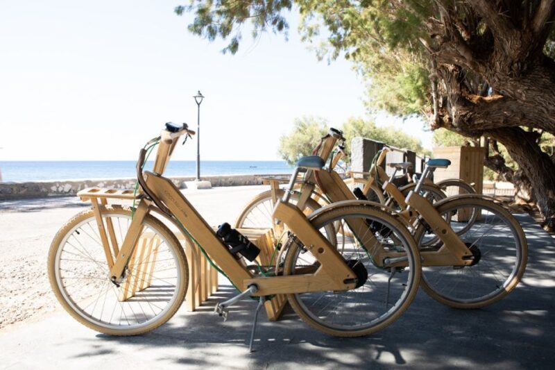 Santorini's Private Wooden E-Bike Tour with Lunch or Dinner - FAQ