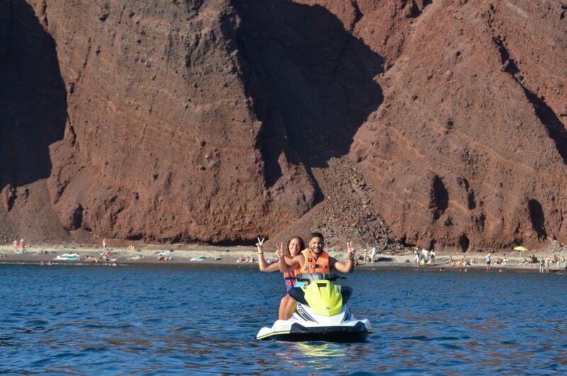 Santorini:Volcanic Beaches Cruise With Jet Ski - FAQ
