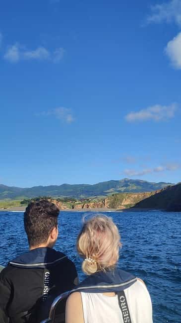 São Miguel: Sunset Boat Tour  Golden Light, Cliffs & Caves - The Sum Up