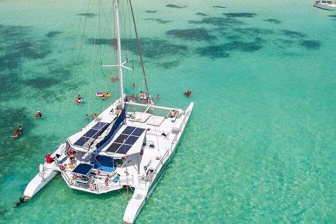 Saona Island Catamaran Cruise with Natural Pool, Lunch & Open Bar - Key Points