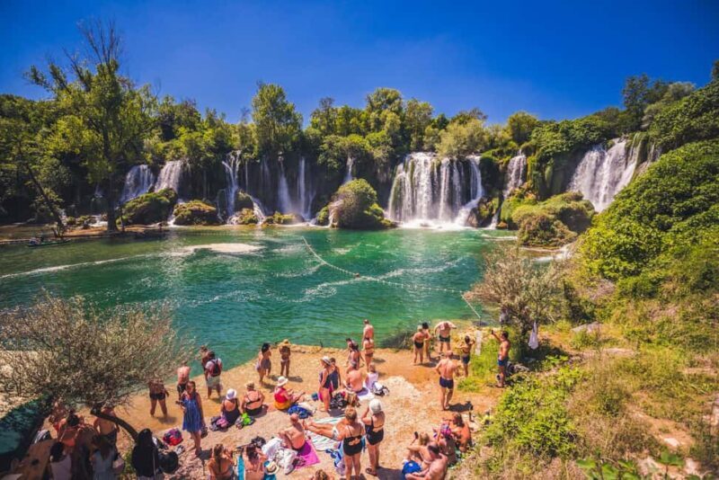Sarajevo: Kravica Falls Swimming Tour with Mostar & Konjic - Practicalities and Pacing