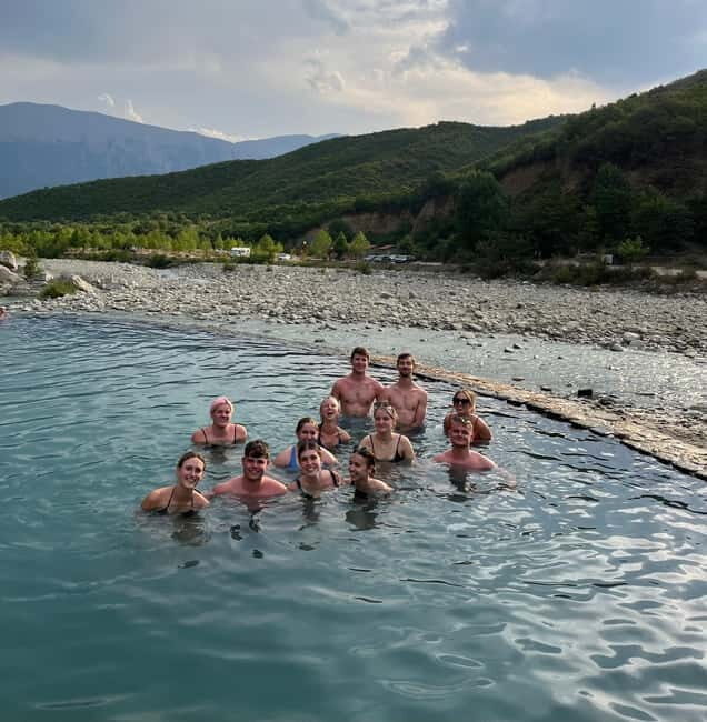 Sarande: Permet 4x4 Tour, Rafting and Thermal baths - Key Points