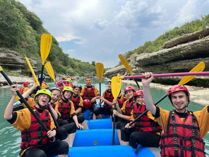 Sarande: Permet 4x4 Tour, Rafting and Thermal baths - Lunch in Përmet: Albanian Hospitality at Its Best
