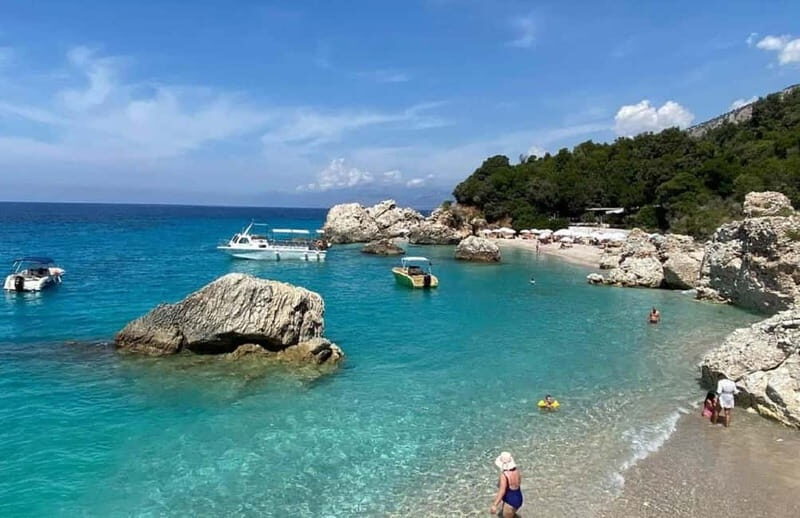 Sarandë: Scenic Boat Trip to Gremina, Kakome & Krozez Beach - The Sum Up