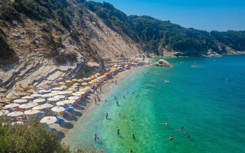 Sarande:Tour Boat Pegeon Cave, Manastir, Pulebardha, Ksamil - Key Points