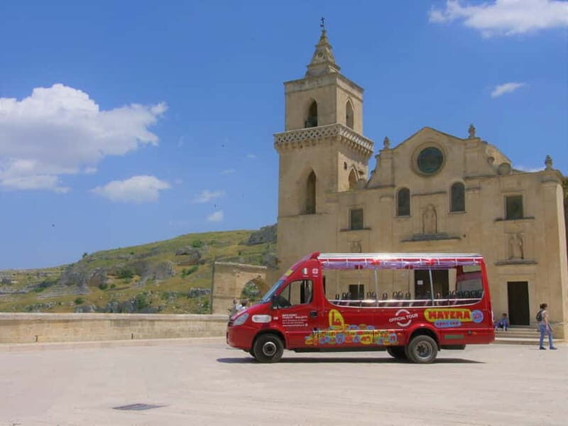 Sassi of Matera: Eco-Bus Open Top Tour - Visiting San Pietro Caveoso Square and the Cave House