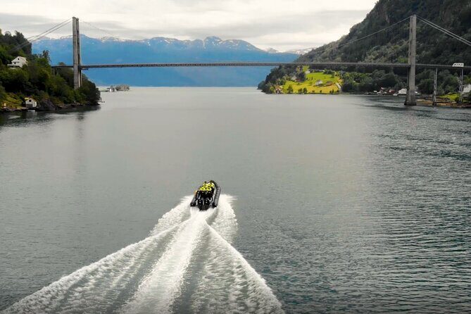 Scenic RIB adventure to Hardangerfjord & Fyksesund from Øystese - Access to Hidden Fjord Areas