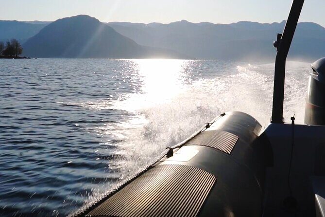 Scenic RIB adventure to Hardangerfjord & Fyksesund from Øystese - Stop 1: Kvamsøy