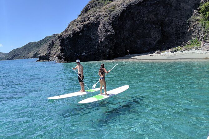 Scenic Stand-up Paddleboarding Adventure Tour - An Alluring Coastal Journey in St. Kitts