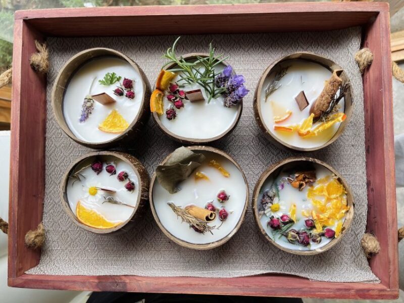 Scented candle workshop at Twin Beans Farm - Da Lat suburb - The Sum Up