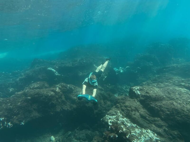 Scooter fun snorcel tour in turtle area - An Engaging Underwater Experience in the Canary Islands