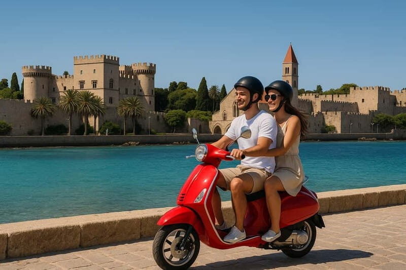 SCOOTER RENTAL IN THE CITY OF RHODES - The Booking Experience and Group Size