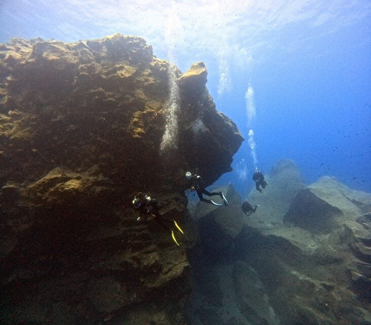 Scuba Diving in the Volcanic Caldera/shorelines of Santorini - The Sum Up