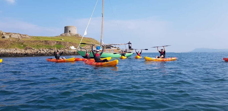 Sea kayaking Killiney beach to Dalkey Island with Pictures - Key Points