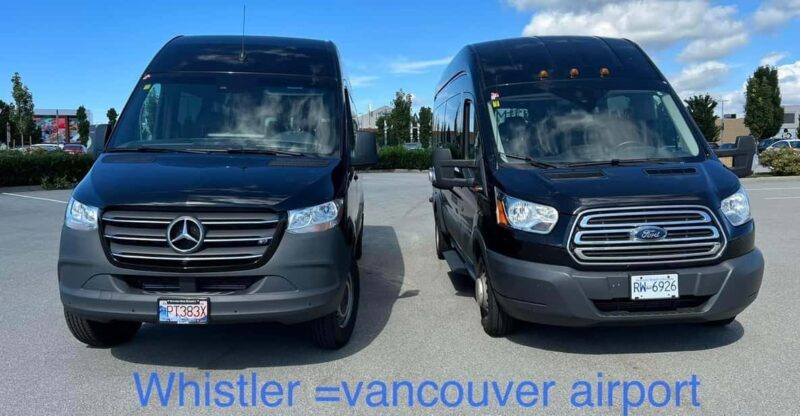 Seattle DT to Vancouver DT private Sprinter van shuttle - Key Points