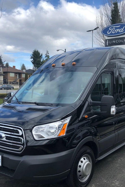 Seattle DT to Vancouver DT private Sprinter van shuttle - Professional Drivers and Service Quality