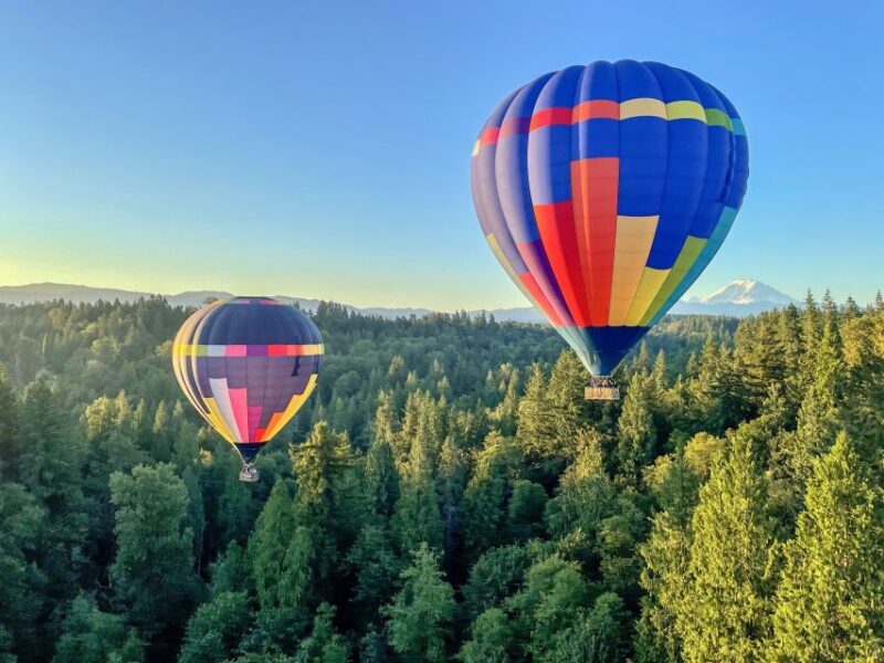 Seattle: Mt. Rainier Sunrise Hot Air Balloon Ride - Whats Included and Whats Not