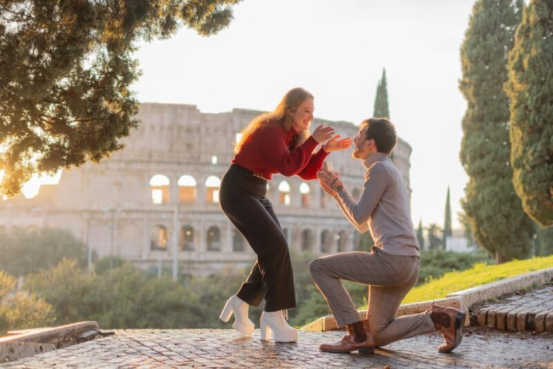 Secret Proposal Photoshoot in Rome + Reel - FAQ