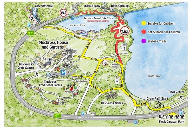 Self-Guided Bike Tour of Killarney National Park, Muckross Gardens & Waterfall - An In-Depth Look at the Killarney Bike Tour