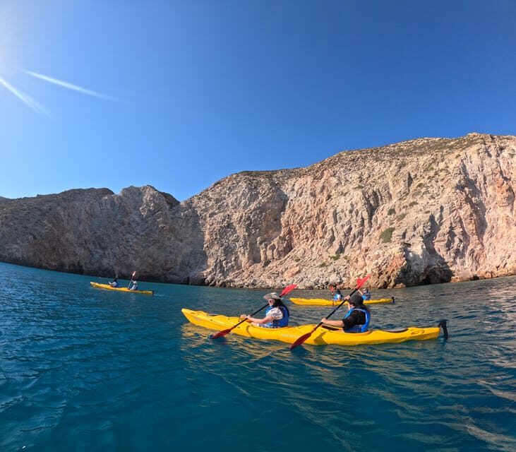 Semi-Private Half Day Kayaking Tours in Milos - Key Points