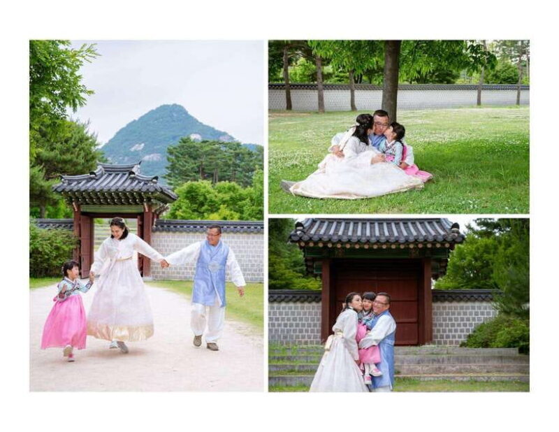 Seoul: (English Speaker) Palace Exclusive Family Photoshoot - Key Points
