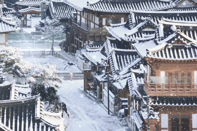 Seoul : Gamaksan & IceWall Cafe & Hanok Village & Jingwansa - An Overview of the Experience